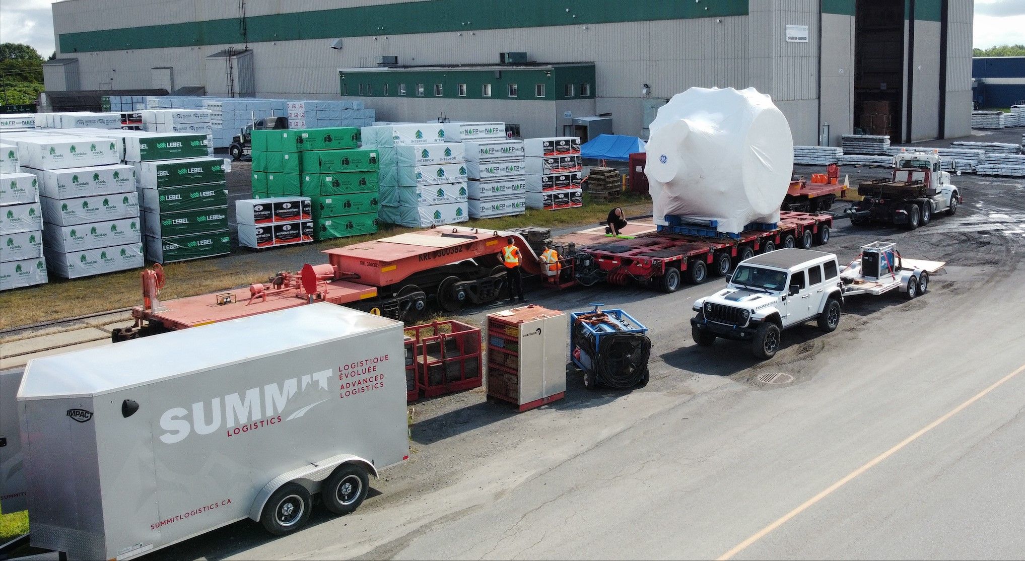 TRANSPORTATION & SECURING 140T VALVE TO RAIL - Summit Logistic